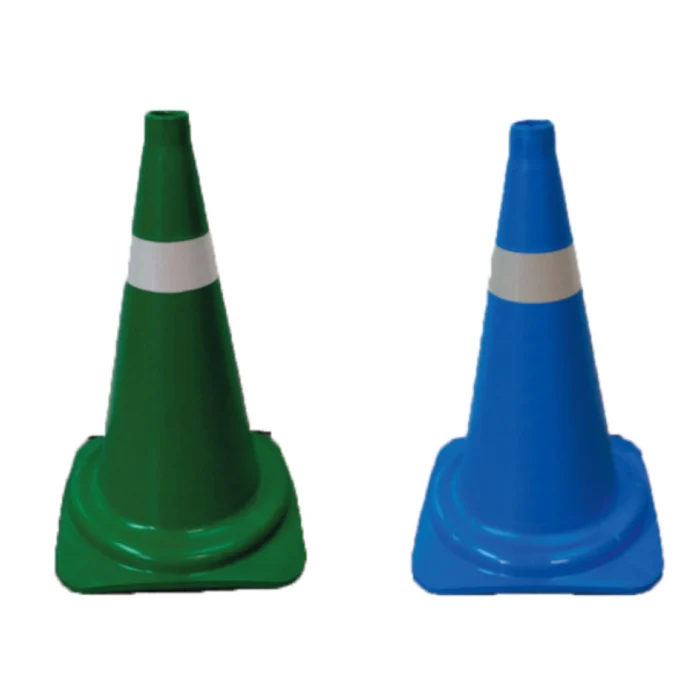 Cono 1 Pieza Verde o Azul Reflectante - ART SOLUCIONES