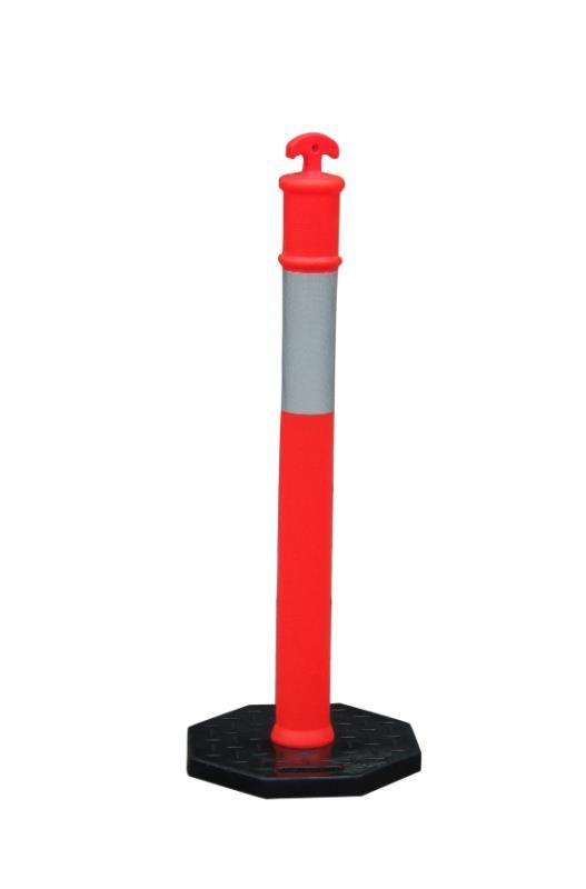 Poste Rígido Delimitación Para Cadena Con Base De Caucho - ART SOLUCIONES